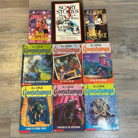 Goosebumps | Other | Vtg Millenial 9s Book Lot Rl Stine Goosebumps ...